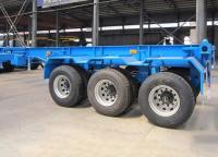 China 20ft Container Platform Trailer Skeleton Semi Trailer Chassis for Container Transport for sale