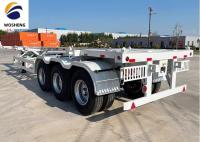 China Customer's Request 40ft Container Skeleton Semi Trailer for Container Transport Needs for sale