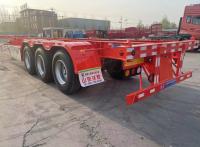 China Customer's Request 40ft Container Skeleton Semi Trailer for Container Transport Needs for sale