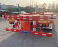 China Customer's Request 40ft Container Skeleton Semi Trailer for Container Transport Needs for sale