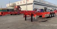 China Customer's Request 40ft Container Skeleton Semi Trailer for Container Transport Needs for sale