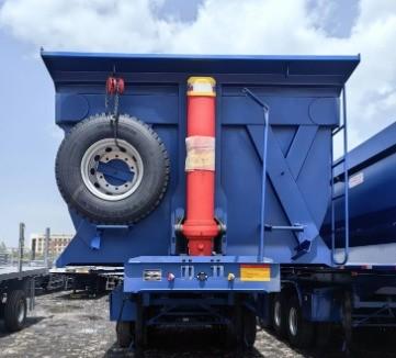 Cina Suspensione meccanica 40-100 tonnellate Max Payload Dump Tipper Truck Trailer per il trasporto del minerale in vendita