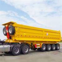China Customer's Request 100Tons Rear Dump Trailer for Durable and Safe Transportation for sale