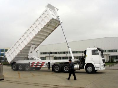 Cina Sistema di frenatura a doppia linea: rimorchio di scarico da 30-40 metri cubi per il trasporto di grano di sabbia e pietra in vendita