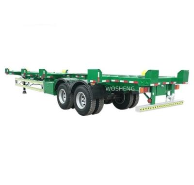 中国 90wmm*13/16厚さ mm*10層 レフスプリング 40ft スケルトン コンテナ用セミトレーラー 販売のため