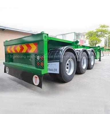 中国 90wmm*13/16厚さ mm*10層 レフスプリング 40ft スケルトン コンテナ用セミトレーラー 販売のため