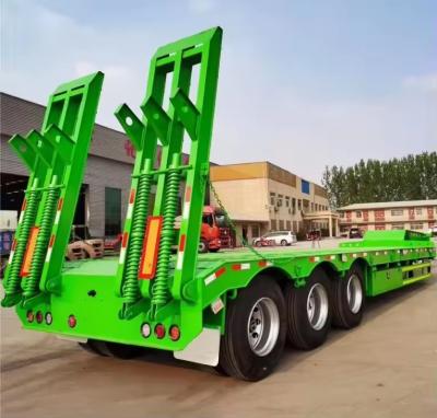 Cina Woshang Mading Escavatore a asse a ruote multiple attrezzature pesanti caricatore basso semirimorchio per camion in vendita