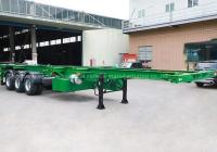 China 20Ft 40Ft Container Trailer Skeleton Semi Trailer with Customer's Request in Nigeria for sale