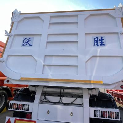 Cina Struttura di resistenza 80-100 tonnellate semirimorchio posteriore a forma di U per il trasporto di sabbia in vendita