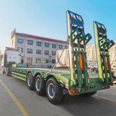Китай Многоосевой полуприцеп 60 80 100 тонн прицеп для грузовых автомобилей с низкой подвеской продается