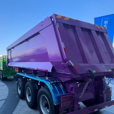 Cina Mercato KSA 3 asse cilindro idraulico di ribaltatore semirimorchio di scarico posteriore per il trasporto di merci in vendita