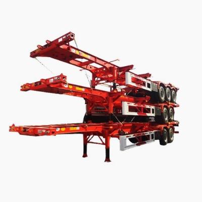 Cina Contenitore da 40 piedi con spessore di 90 w mm*13/16 mm*10 strati semirimorchio a foglia in vendita