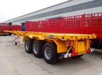 China 2 Axle 20FT Skeleton Frame Container Transportation Semi Trailer for Customer's Request for sale