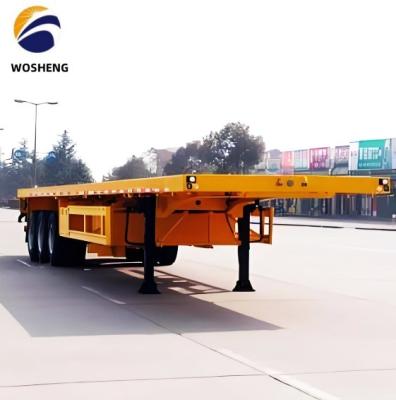 Cina Carico massimo di 100 tonnellate semirimorchio ideale per il trasporto di container da 20 piedi 45 piedi 40 piedi in vendita