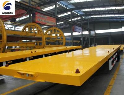 Cina Carico massimo di 100 tonnellate semirimorchio ideale per il trasporto di container da 20 piedi 45 piedi 40 piedi in vendita
