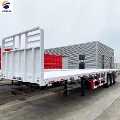 Cina Carico massimo di 100 tonnellate semirimorchio ideale per il trasporto di container da 20 piedi 45 piedi 40 piedi in vendita