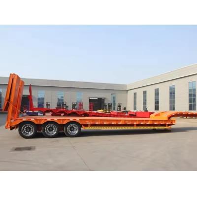 中国 150トンの最大積載 重荷輸送用低床半トレーラー 販売のため