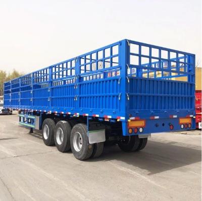 Cina 3 assi 4 assi altezza della piastra laterale 600 mm 800 mm recinzione laterale semirimorchio carico massimo 30000 kg in vendita