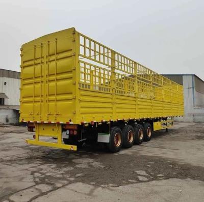 Cina 3 assi 4 assi altezza della piastra laterale 600 mm 800 mm recinzione laterale semirimorchio carico massimo 30000 kg in vendita
