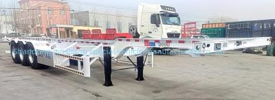 Cina 14 mm/16 mm/8 mm Piastre e 500 mm Altezza 3 asse Skelettone semirimorchio per rimorchio camion in vendita