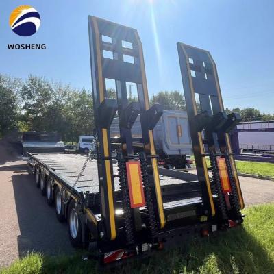 Cina Semi-remolchi a letto basso a 3/4 assi personalizzati per il trasporto di container in vendita
