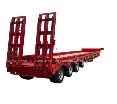 中国 重荷輸送用鋼コンテナトレーラー40T-100T 販売のため
