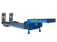 China Hydraulic Low Platform Semi-trailer for Low Loader Trailer Max Payload 30-100tons for sale