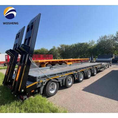 Cina 30-150 tonnellate rimorchio per camion semirimorchio a letto basso semirimorchio lowboy per attrezzature pesanti in vendita