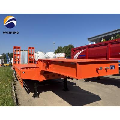 Cina 30-150 tonnellate rimorchio per camion semirimorchio a letto basso semirimorchio lowboy per attrezzature pesanti in vendita