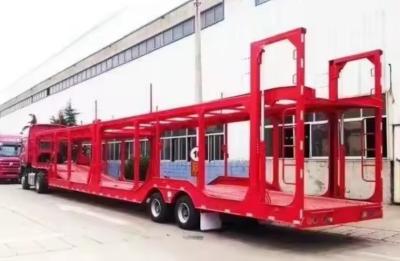 China Transporte 6-10 Coches con Wosheng 2 Ejes Remolque de transporte de coches y diseño de cubierta doble en venta