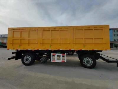 Cina 500 mm Q345 Bar di tiro in acciaio al carbonio Parete laterale Full Trailer per 40-100 tonnellate di capacità di carico in vendita