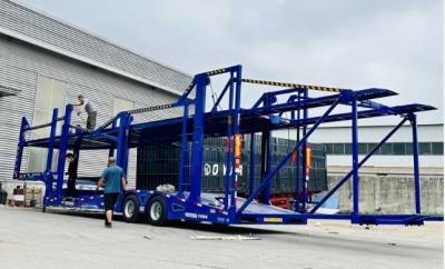Cina Top Popular 2-3 Axle 8-10 Location Car Carrier Semi-trailer con carico massimo 60000 kg in vendita