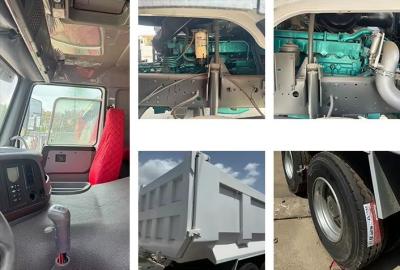Cina 10-15T Peso totale del veicolo Sinotruk Haowo Dump Truck di seconda mano 375 cavalli in vendita