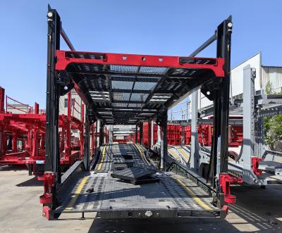 China 2 Axle Air Suspension Car Trailers Semi-Trailer for Transporting 8 Cars Efficiently for sale