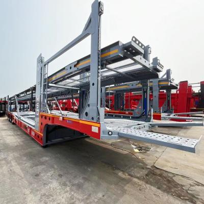 中国 9800kg Tare 重量 3軸 6/8/10 自動車 輸送 トラクター 自動車輸送用の半トレーラー 販売のため