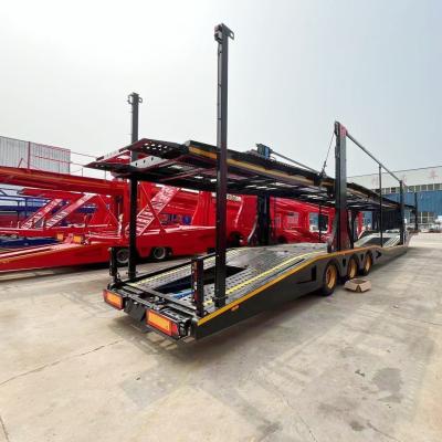 China Nieuwe auto's Transportvoertuig Semi-trailer Auto Transportvoertuig Trailer Tare gewicht kg 9800 Te koop