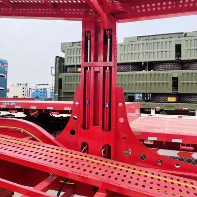 China Staalvervoer aanhangwagen met 2 