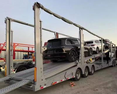 Cina Auto a doppio ponte in acciaio SUV MPV Veicolo di trasporto Carrier Truck Semi-trailer per il mercato in vendita