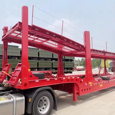 Cina Auto a doppio ponte in acciaio SUV MPV Veicolo di trasporto Carrier Truck Semi-trailer per il mercato in vendita