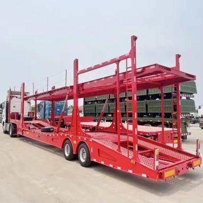 Cina Auto a doppio ponte in acciaio SUV MPV Veicolo di trasporto Carrier Truck Semi-trailer per il mercato in vendita