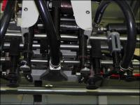 China Single Three Layers Automatic Flute Laminator Middle Speed DF-1650EL for sale