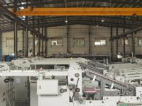 China Grey Board Cardboard Laminating Machine PLC Control Automatic Lamination Machine for sale