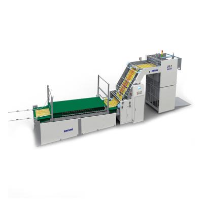 China Gewölbte Karton-Kasten-Hochgeschwindigkeitsflöten-lamellierende Maschine automatisch zu verkaufen