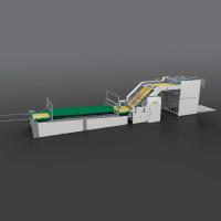 China Automatic High Accuracy Flute Laminator Machine For Corrugated Cardboard for sale