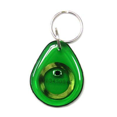 中国 アクセス管理RFID NFCの札13.56mhz/125khz防水透明なKeyfob 販売のため
