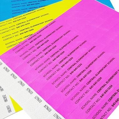 Китай Wristbands CMYK Pantone Tyvek события школы красят водоустойчивое подгонянный продается