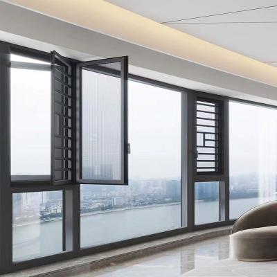 Cina Isolamento termico 6063-T5 Finestre e porte in alluminio 2.0 mm in vendita