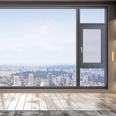 Cina Isolamento termico 6063-T5 Finestre e porte in alluminio 2.0 mm in vendita
