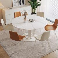 China Customized Sintered Stone Marble Dining Table Set 4 Chairs Dining Table Set 6 Seater for sale
