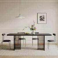 China OEM ODM Customized Size Square Dining Table Set For 8 for sale